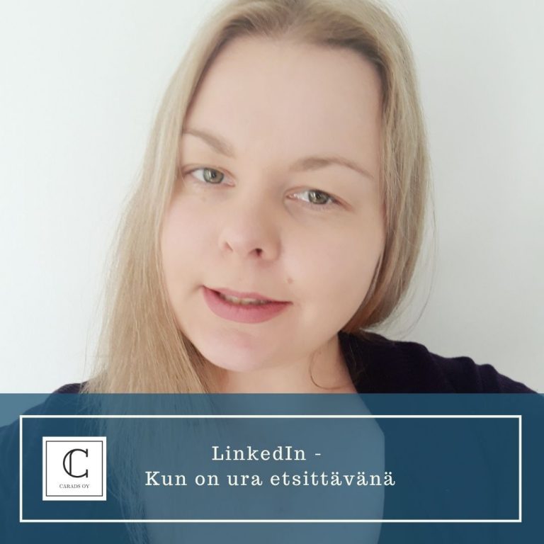 LinkedIn Kun On Ura Etsitt v n Carads Oy LinkedIn Kun On Ura Etsitt v n Carads Oy